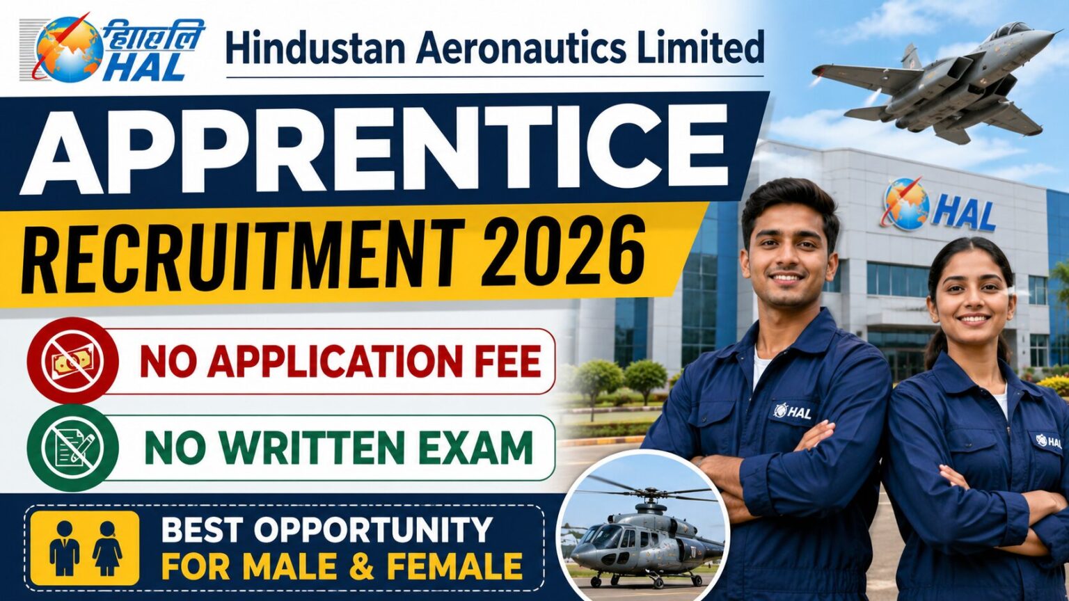 HAL Apprenticeship Recruitment 2026: Walk-In Drive for Diploma ...
